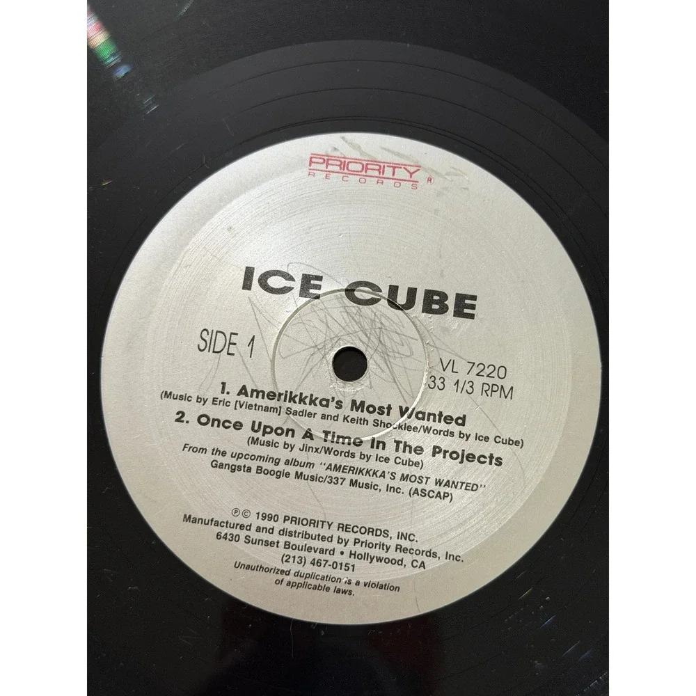 Priority Records | Media | Ice Cube Amerikkkas Most Wanted 2 Vinyl ...